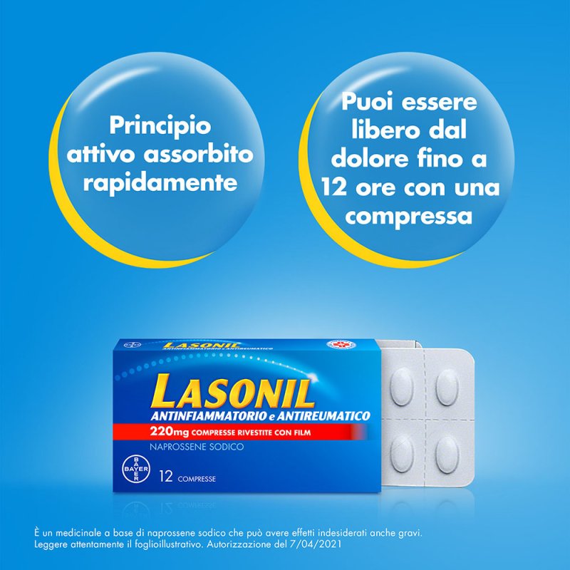 Lasonil - Antinfiammatorio e antireumatico per dolori da lievi a ...